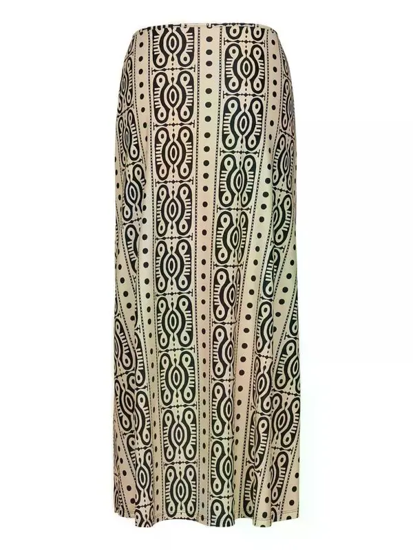 Johanna Ortiz Nuevo Destino Printed Midi Skirt