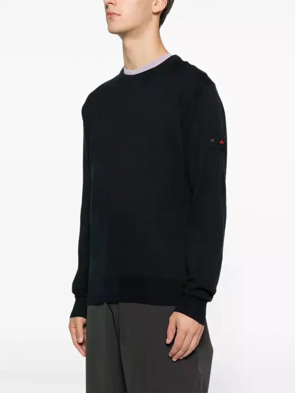 Peuterey Exmoor 07 Long-sleeve Crew-neck Sweater - Blue