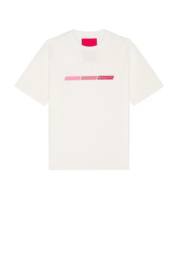 DISTRICT VISION X Massimo Osti Studio Tee In White - Bone