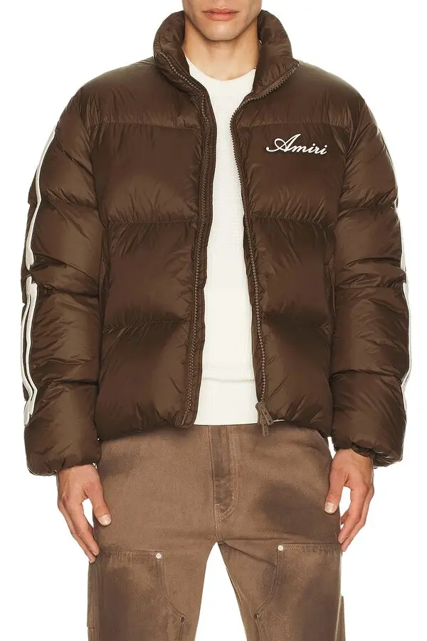 Amiri Bones Down Jacket - Dark Brown