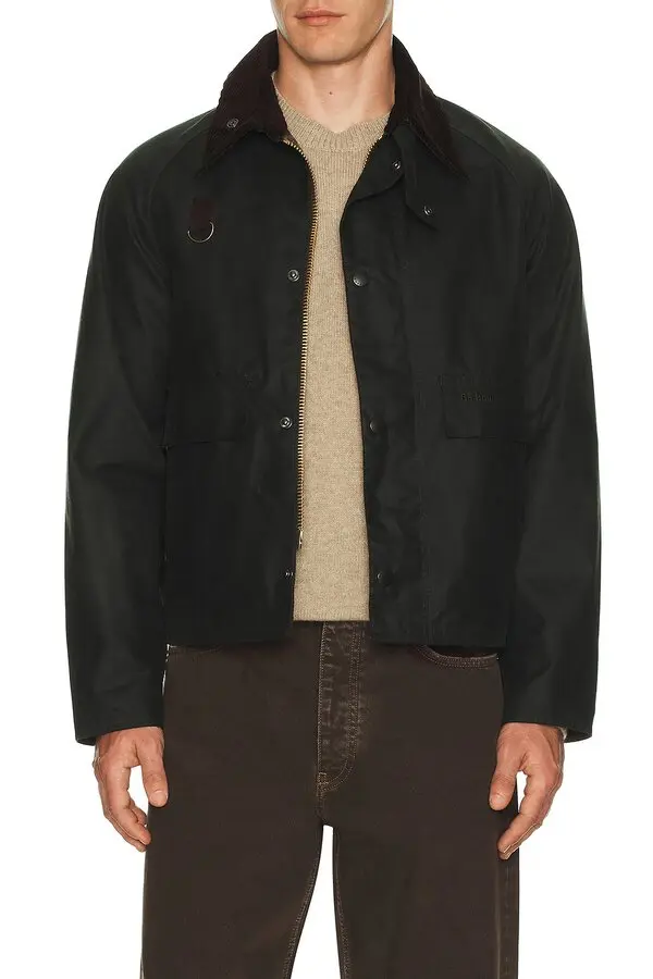 Barbour Spey Wax Jacket - Sage