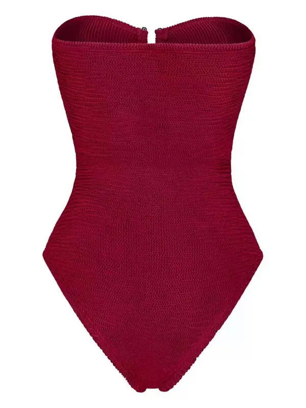 PARAMIDONNA Frida Textured Swimsuit - Red