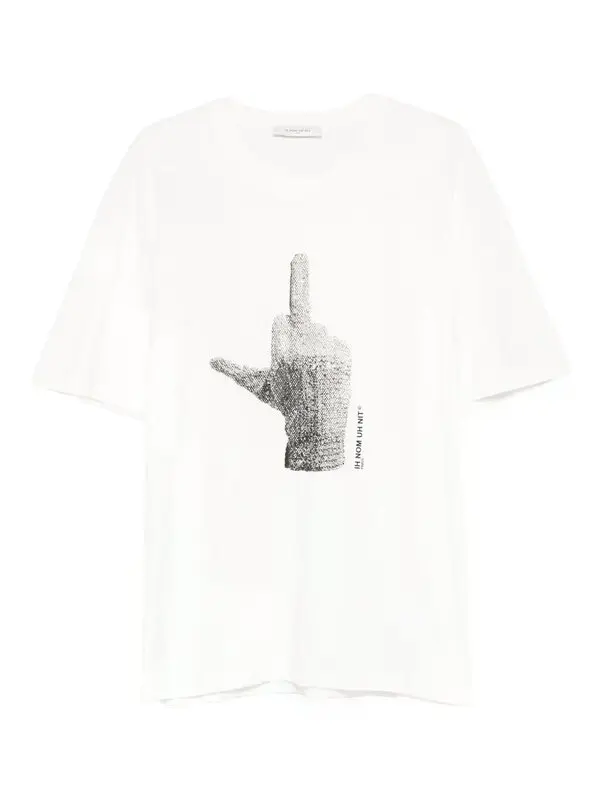 IH NOM UH NIT Graphic-print T-shirt - White