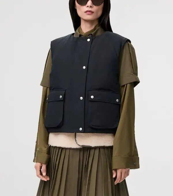 Loewe Shearling-collar Gilet