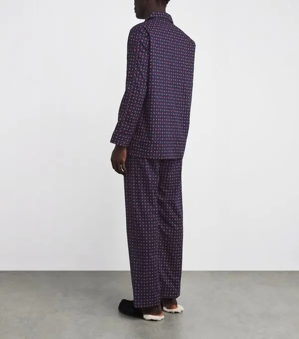 Derek Rose Cotton Printed Nelson Pyjama Set