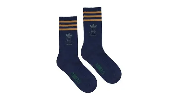 BRAIN DEAD X Adidas Crew Socks - Navy Blue