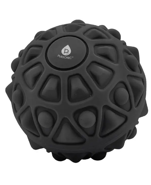 PURSONIC Vibrating Massage Ball – Deep Tissue Relief At Your Fingertips - Black