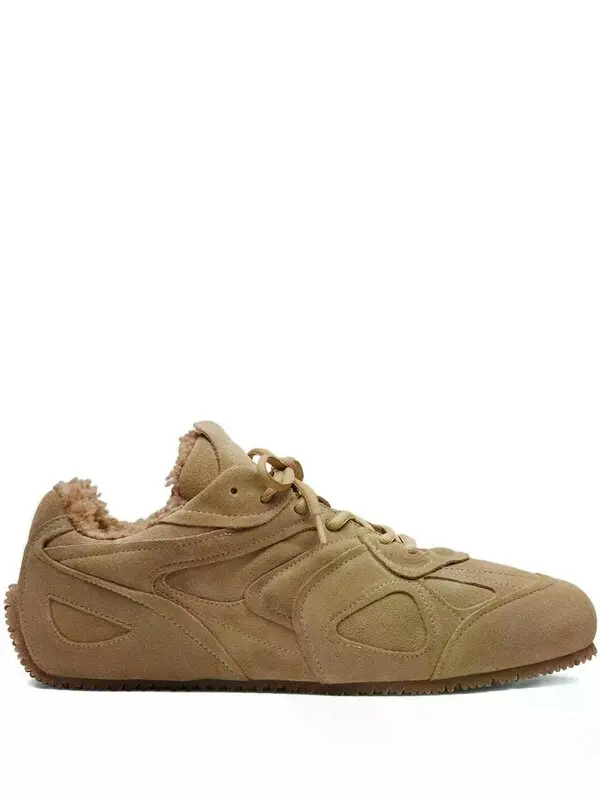 Axel Arigato Slow Shearling Runner Sneakers - Brown