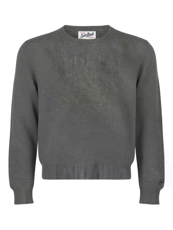 MC2 SAINT BARTH Crew-neck Long Sleeve Sweater - Grey