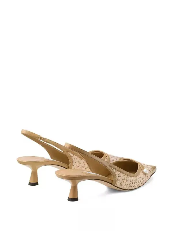 JIMMY CHOO Amita Slingback Pumps - Brown