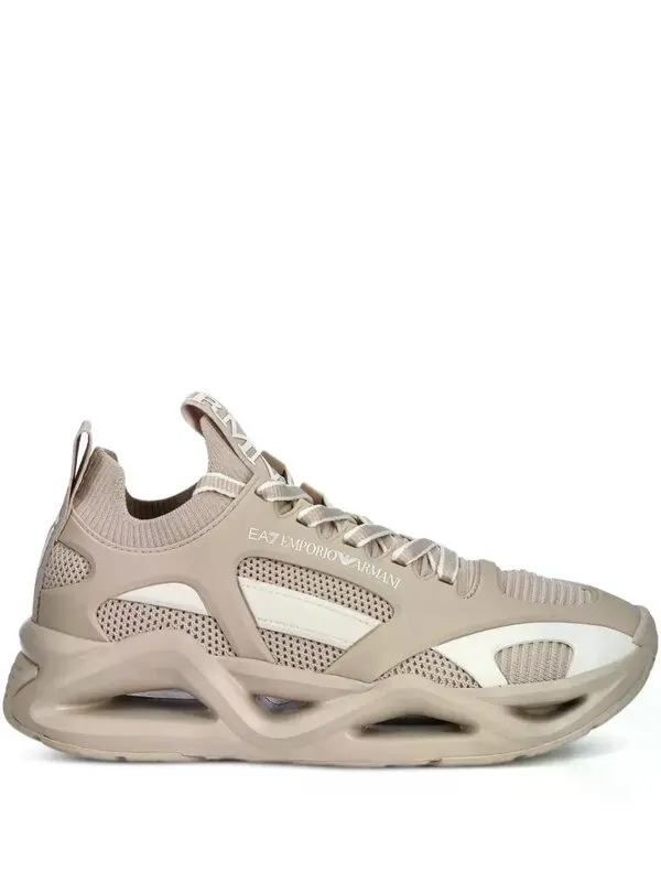 Emporio Armani Cut-out Effect Sneakers