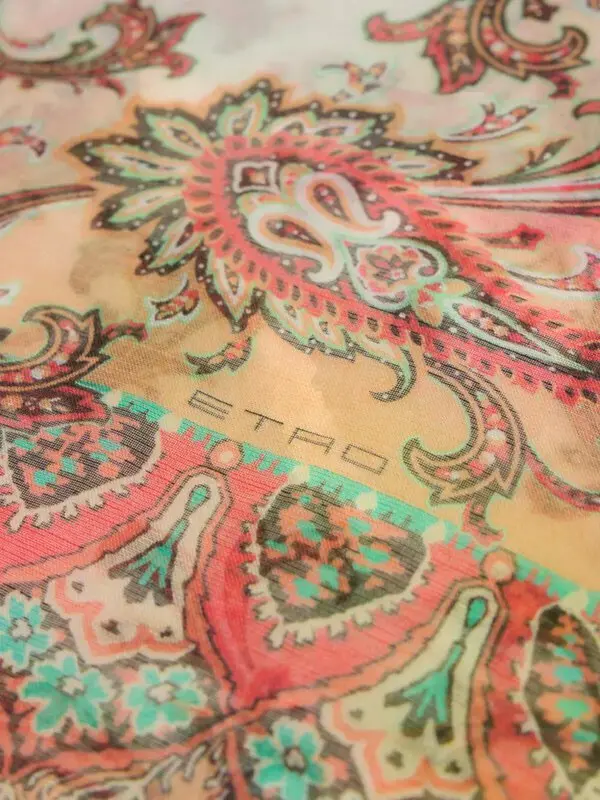 Etro Floral Paisley Scarf - Neutrals