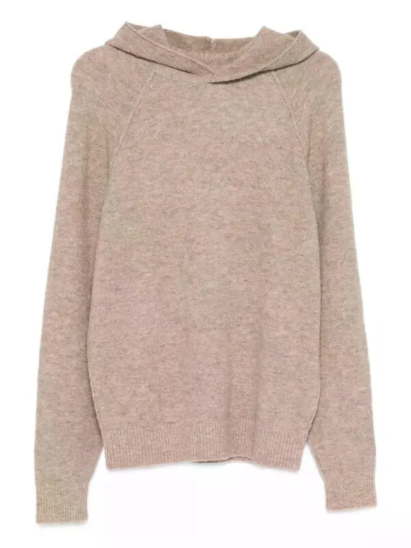 MC2 SAINT BARTH Piccadilly Long-sleeve Hooded Sweater - Neutrals