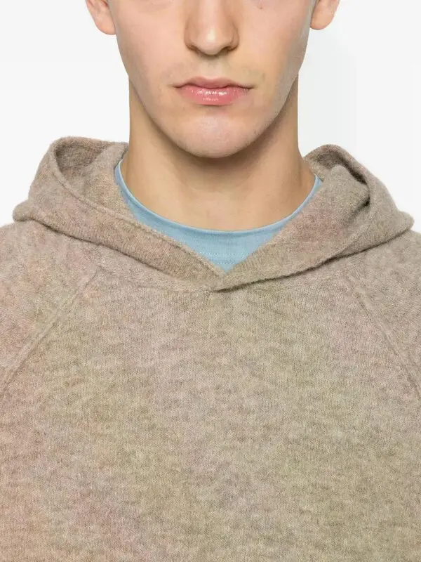 MC2 SAINT BARTH Piccadilly Long-sleeve Hooded Sweater - Neutrals