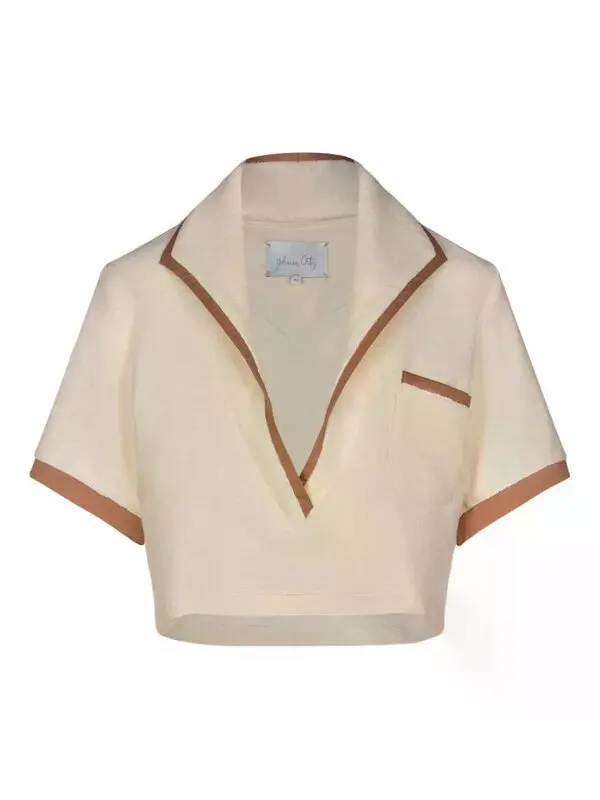 Johanna Ortiz Misty Hem T-shirt - Neutrals