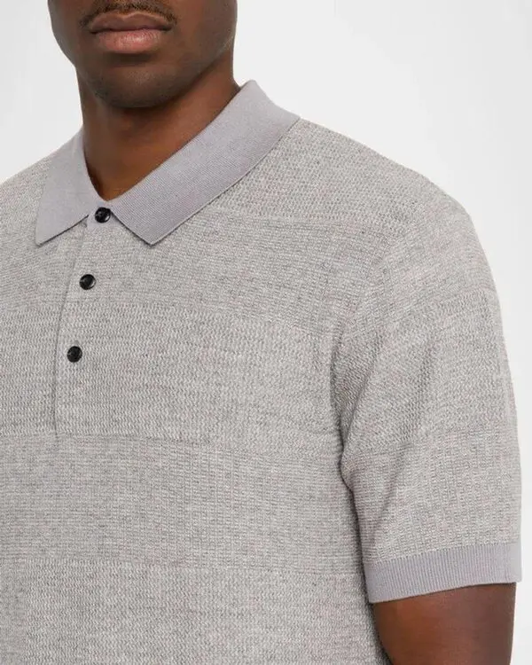 Scotch & Soda Apos;s Cotton Knit Tonal Stripe Classic-fit Polo Shirt