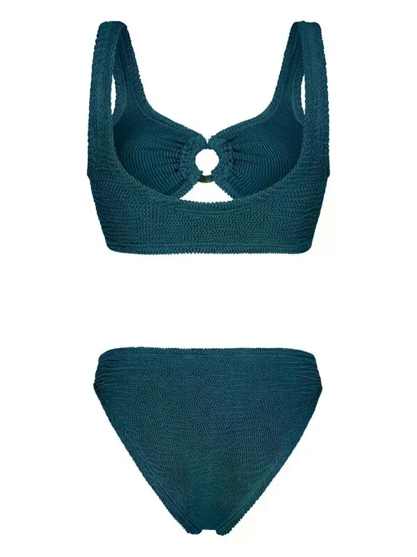 PARAMIDONNA Irina Textured Ring Bikini Set - Blue