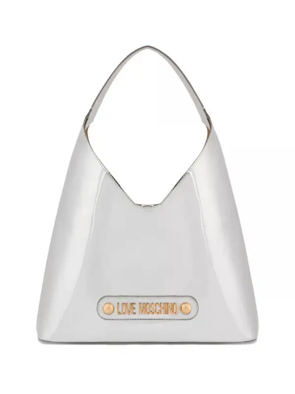 Moschino Logo Plaque Shoulder Bag