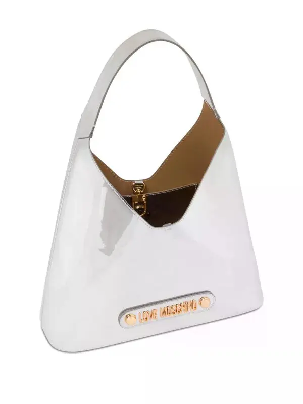 Moschino Logo Plaque Shoulder Bag