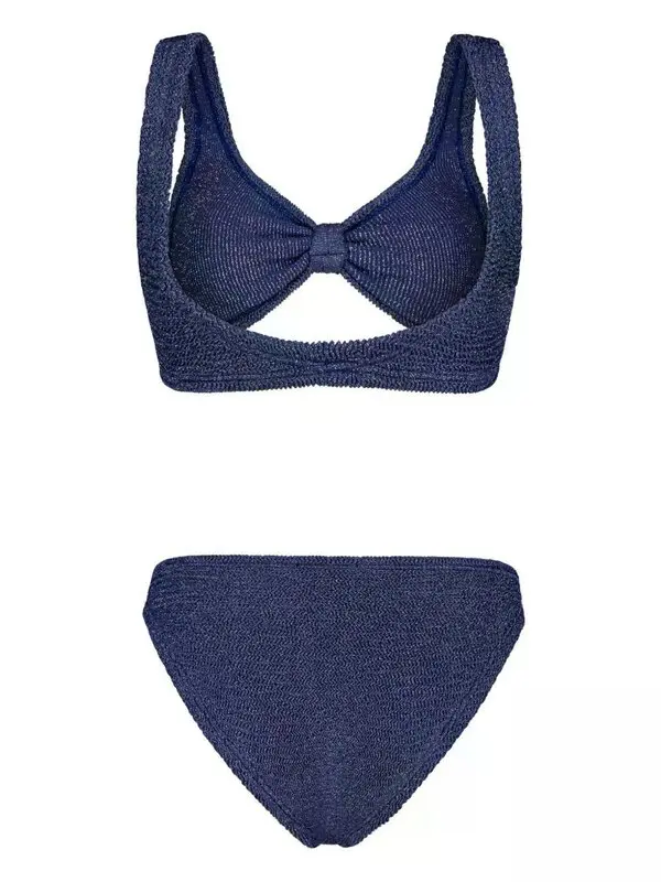 PARAMIDONNA Salma Bow-design Bikini - Blue