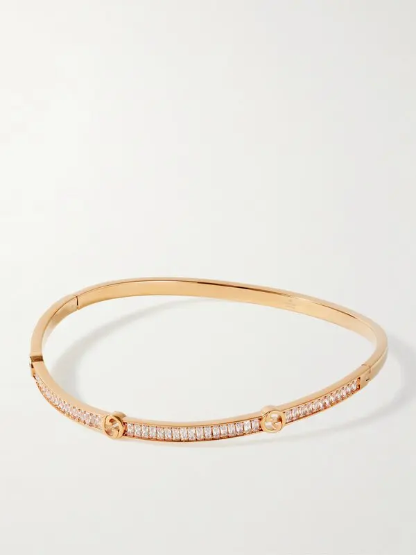 Gucci Blondie Crystal Necklace - Gold