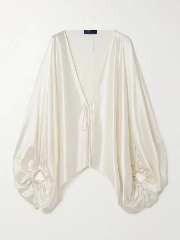Sharon Wauchob Oversized Silk-satin 'cul' Blouse