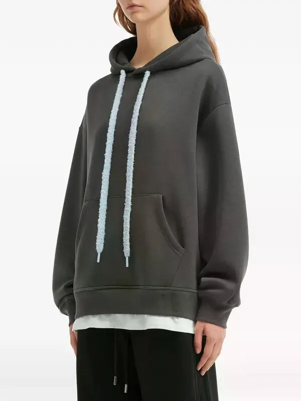 B+AB Drawstring Pocket Hoodie - Grey