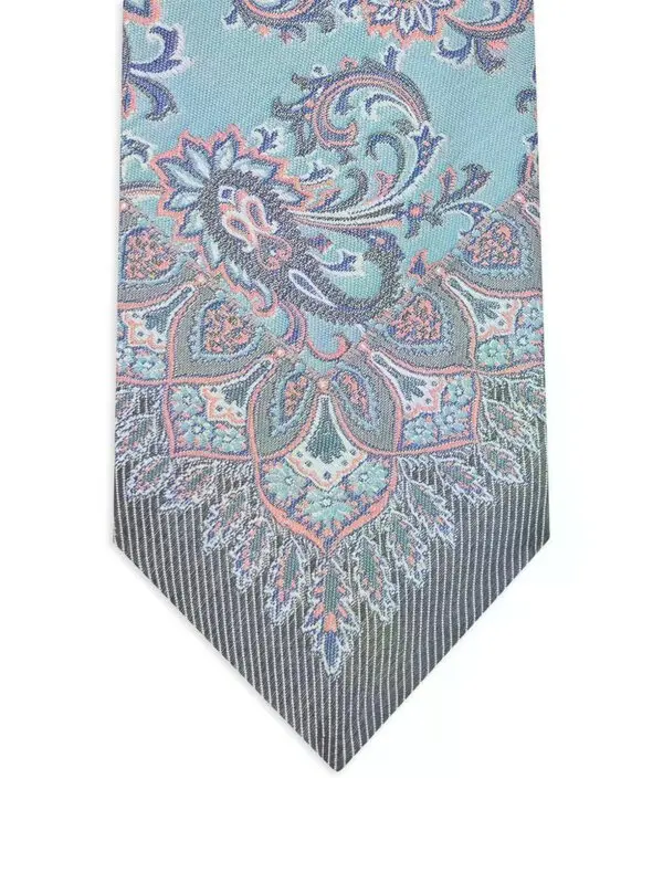 Etro Jacquard Floral Tie