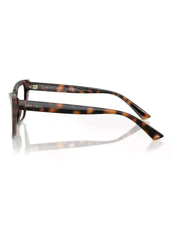JIMMY CHOO Tortoiseshell Cat-eye Glasses