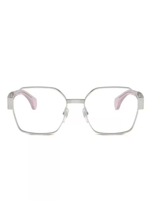 ALAIN MIKLI Geometric-frame Glasses - Silver