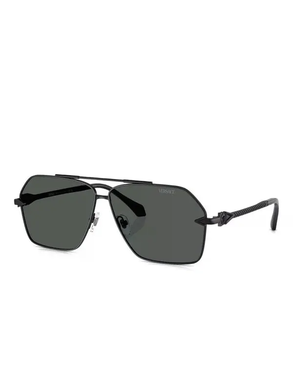 Versace Medusa-embellished Pilot Sunglasses