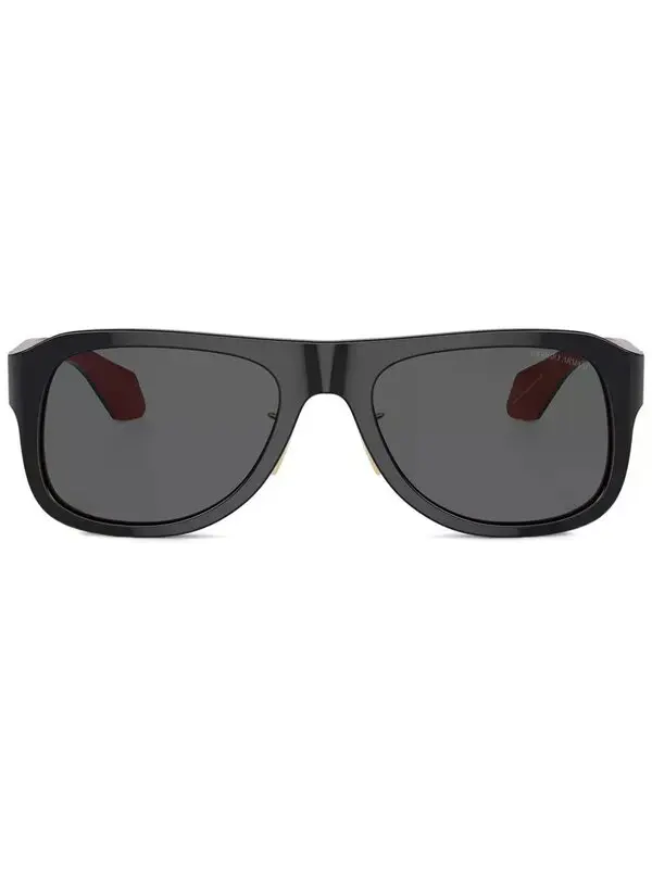 Giorgio Armani Oversized Frame Sunglasses - Black