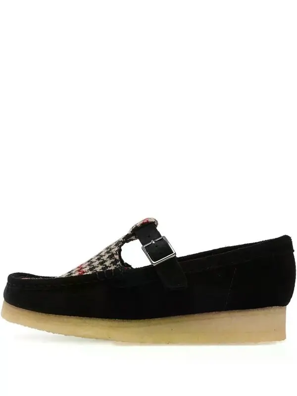 Clarks T-bar Houndstooth Wallabee Trainers