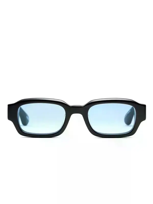 PETER AND MAY Water Rectangle-frame Sunglasses - Black