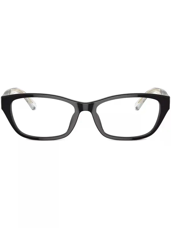 Emporio Armani Butterfly-frame Eyeglasses - Black