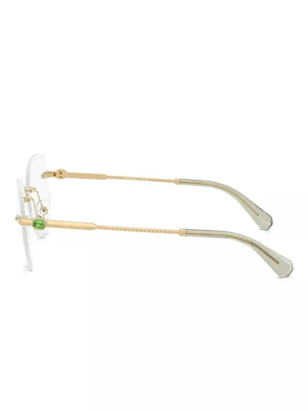 SWAROVSKI Round-frame Glasses