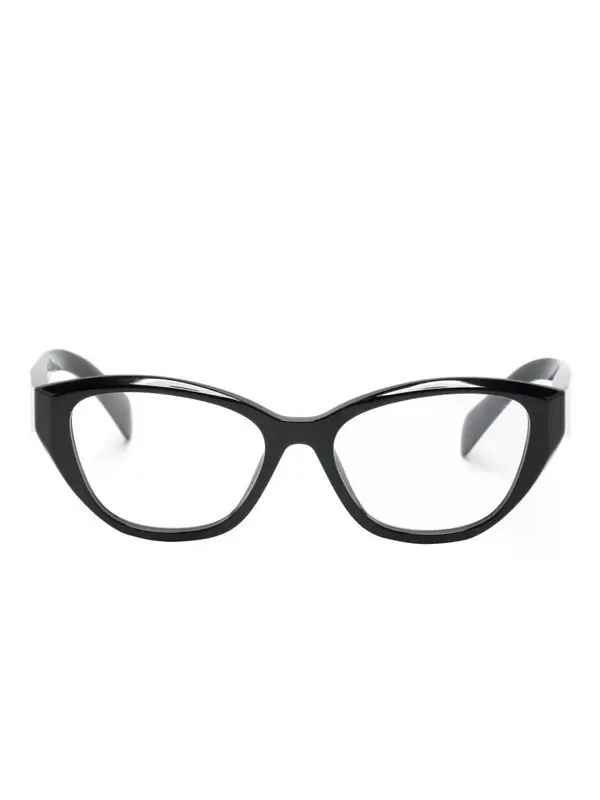 Prada Logo-engraved Cat-eye Glasses