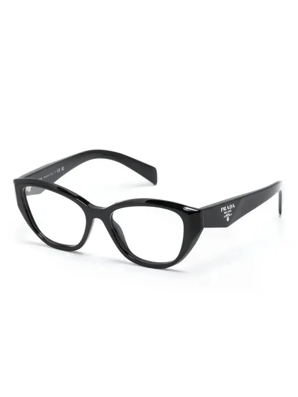 Prada Logo-engraved Cat-eye Glasses