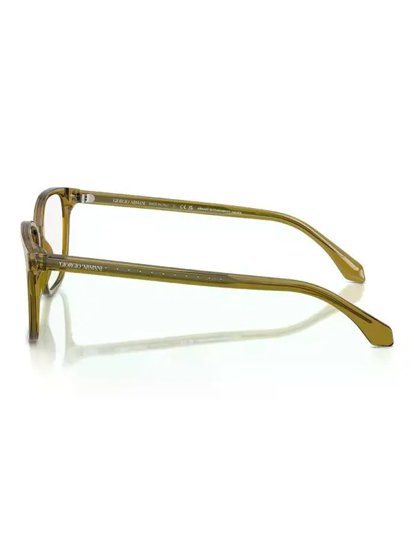 Giorgio Armani Square-frame Eyeglasses - Brown