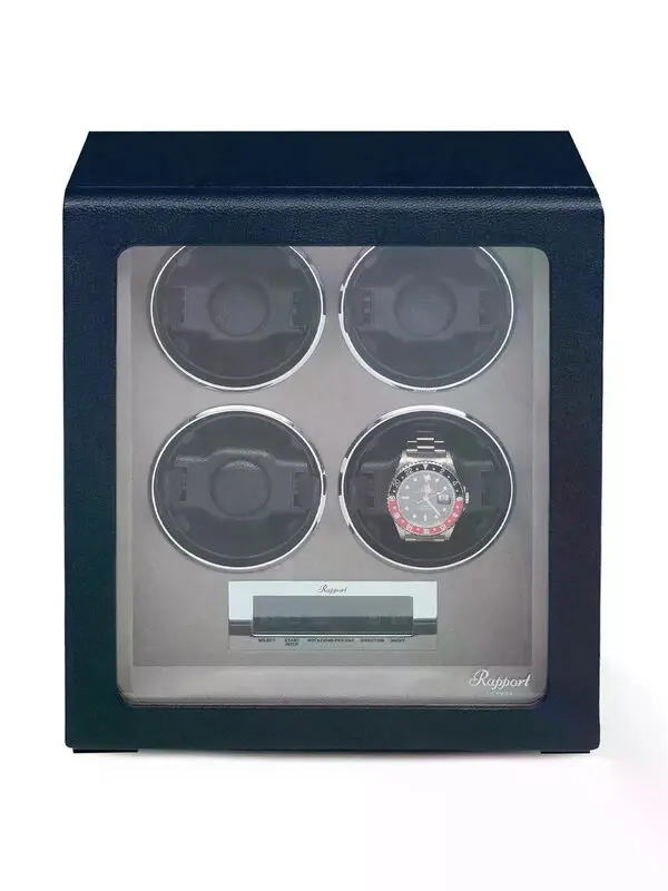 RAPPORT LONDON Quantum Quad Watch Winder - Blue