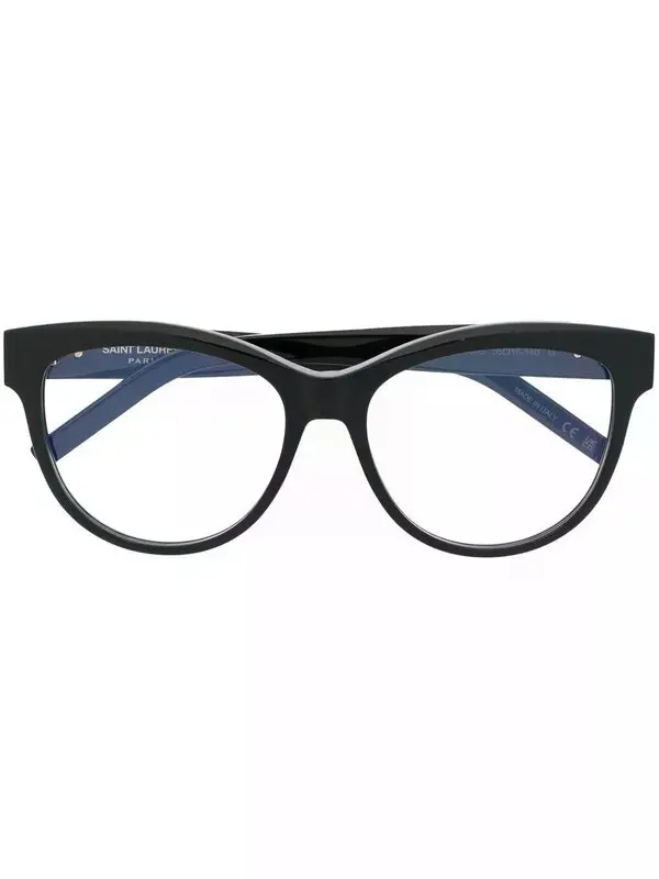 Saint Laurent Round-frame Eyeglasses - Black