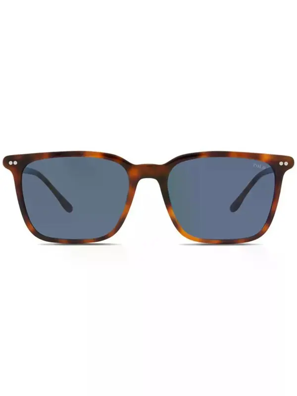 POLO RALPH LAUREN EYEWEAR Rectangle-frame Sunglasses - Brown
