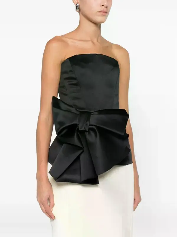 Viktor & Rolf Bow-embellished Strapless Top