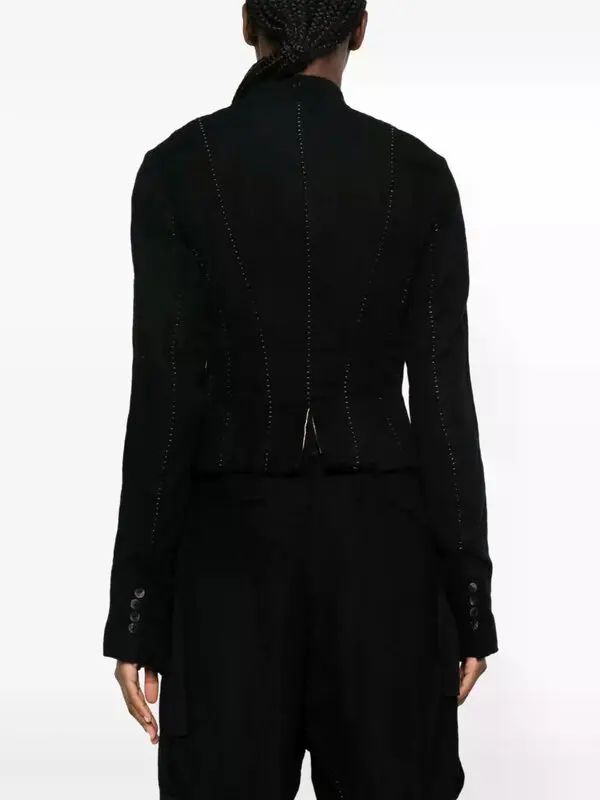 Masnada Perforated Cropped Jacket