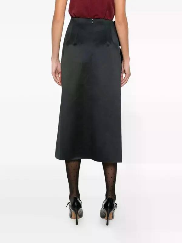 Viktor & Rolf Bow-embellished Midi Skirt - Black