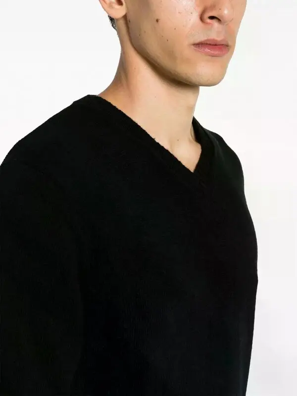 ROBERTO COLLINA V-neck Merino Wool Jumper