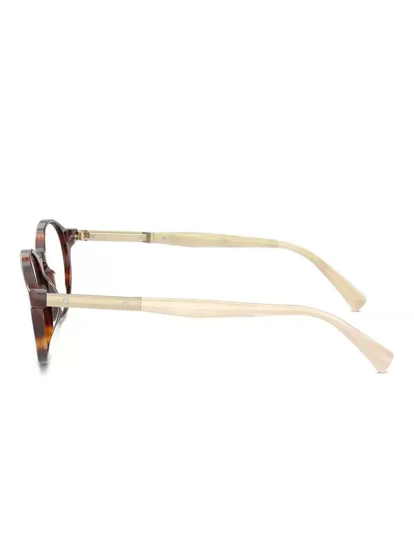 Brunello Cucinelli Tortoiseshell Round-frame Glasses