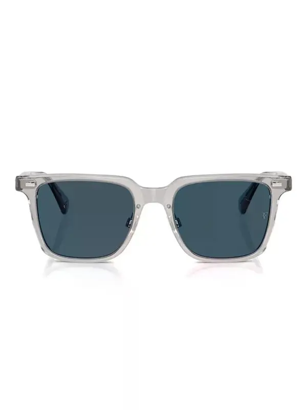Oliver Spencer Square-frame Sunglasses - Grey