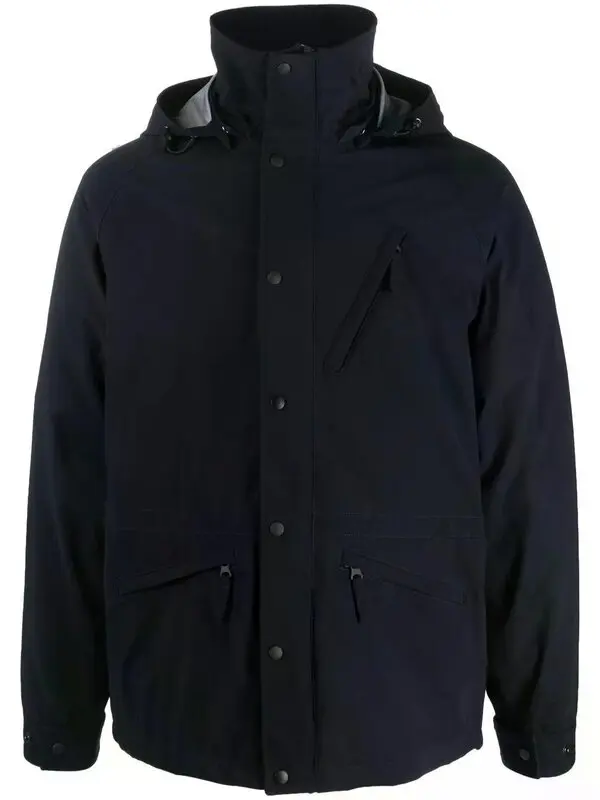Aspesi Hooded Press-stud Fastening Jacket
