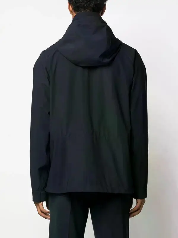 Aspesi Hooded Press-stud Fastening Jacket